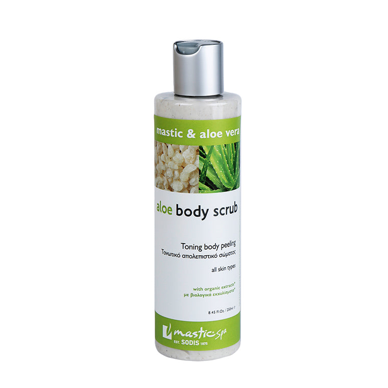 Aloe Body Scrub | Toning Scrub with Chios mastic & aloe vera – Mastic Spa